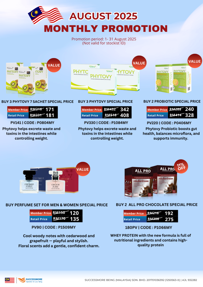 August Promotion 2025 | SUCCESSMORE